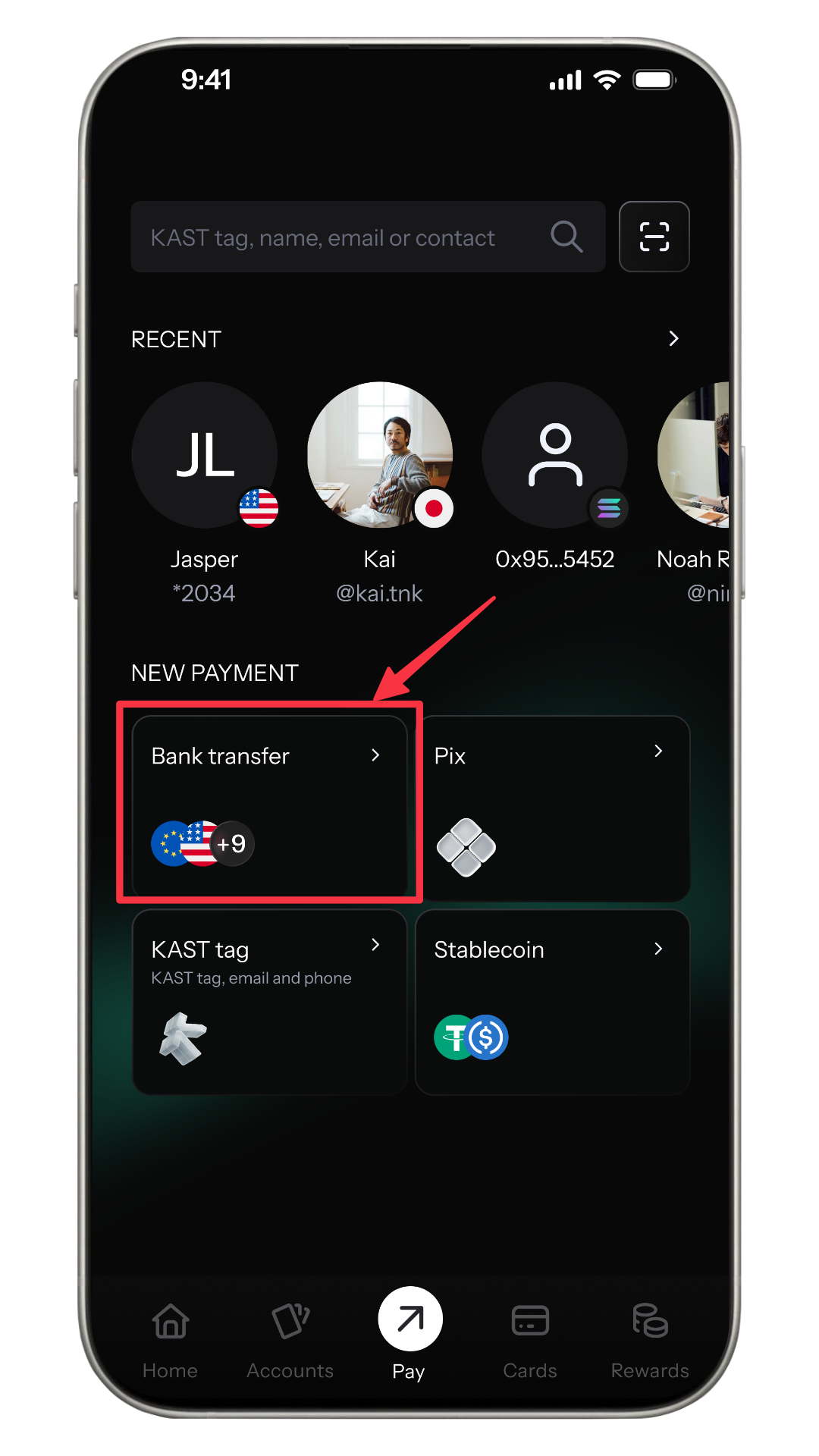 How Do I Send Funds Using KAST? – KAST
