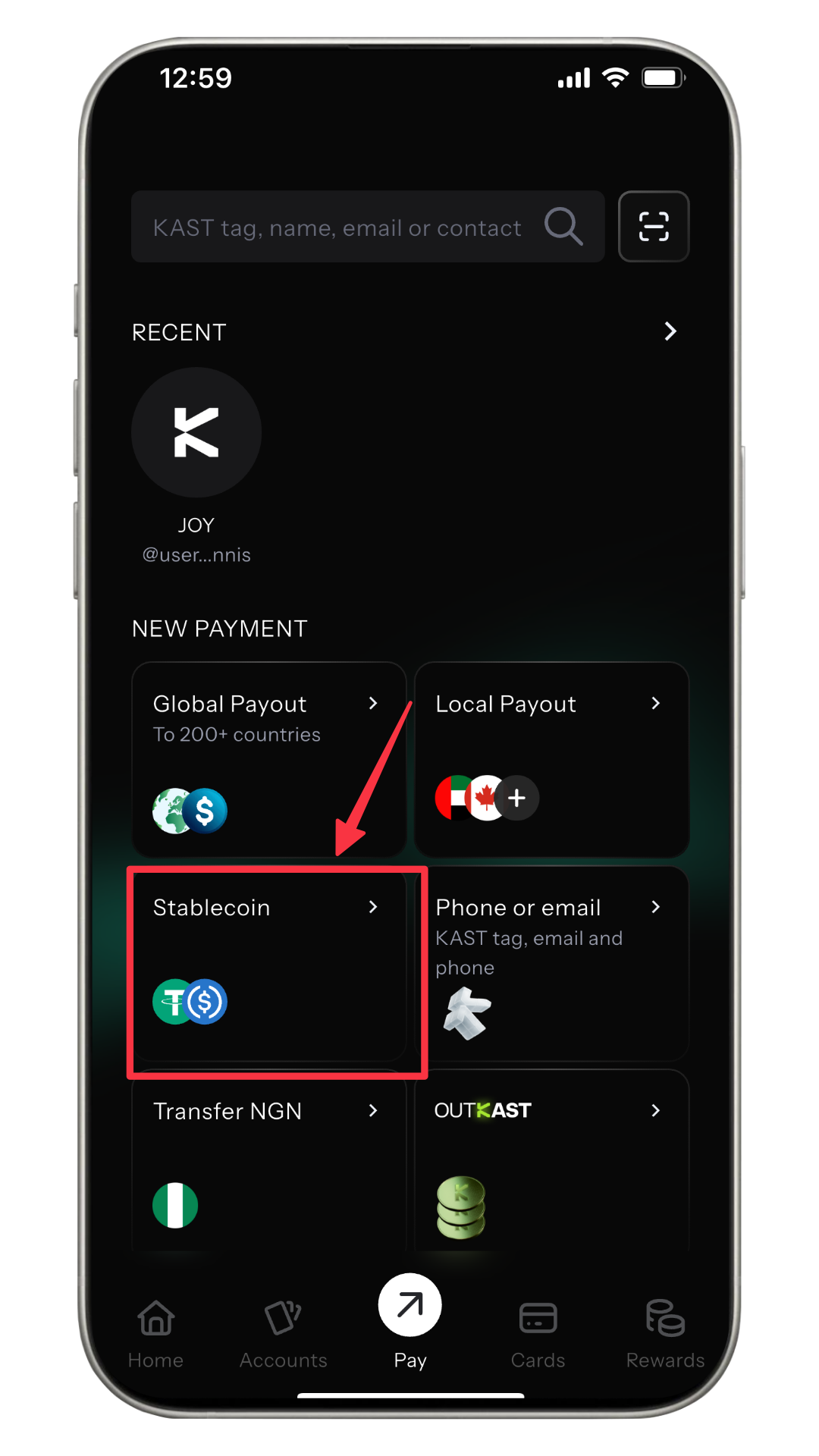How Do I Send Funds Using KAST? – KAST